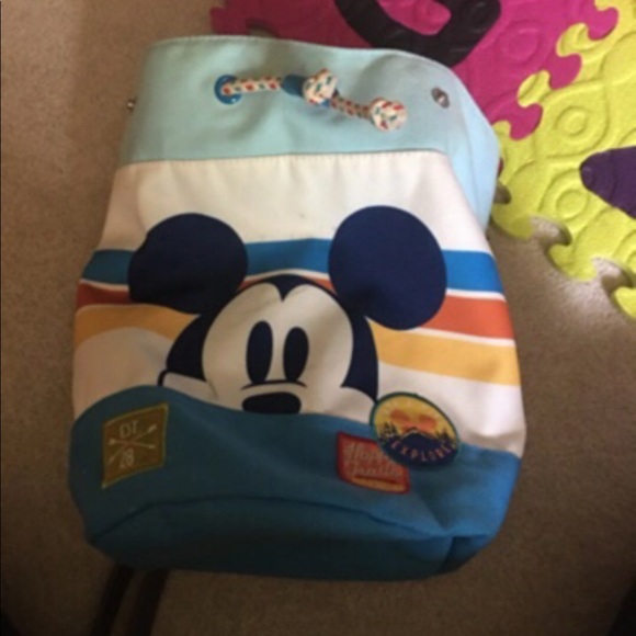 Disney | Accessories | Mickey Mouse Beach Backpack | Poshmark